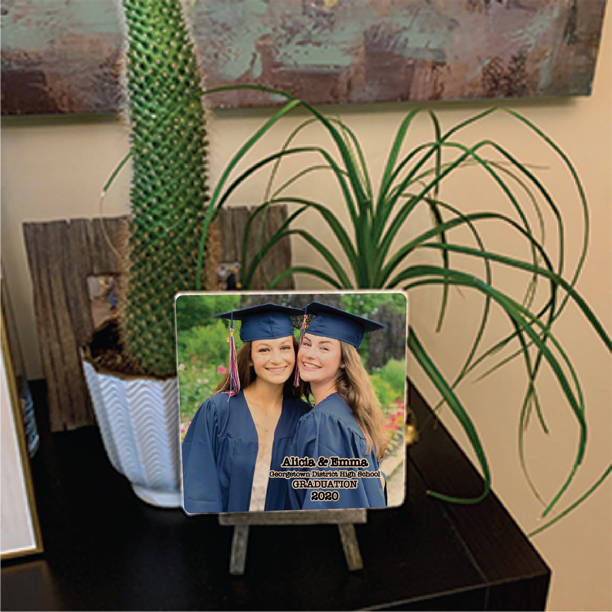 ART TILE & EASEL - GRADUATION - Natural Stone - 6" – Creative Custom ...